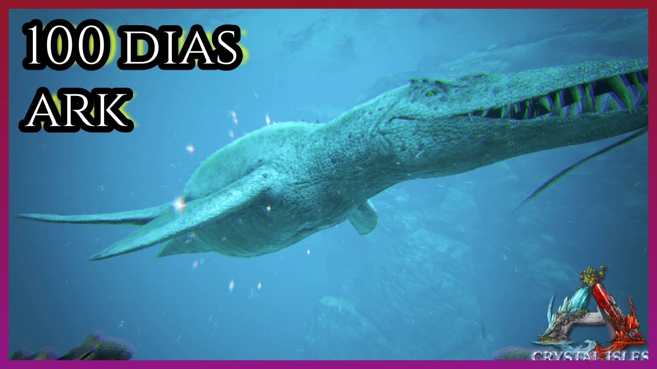 SOBREVIVI 100 DIAS EN ARK [CRYSTAL ISLES] - SOLO EL 0.1% ENCUENTRA A ...