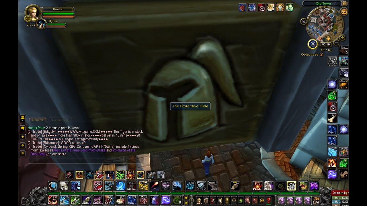 Leatherworking shop and skinning trainer in Stormwind (WoW) - YouTube