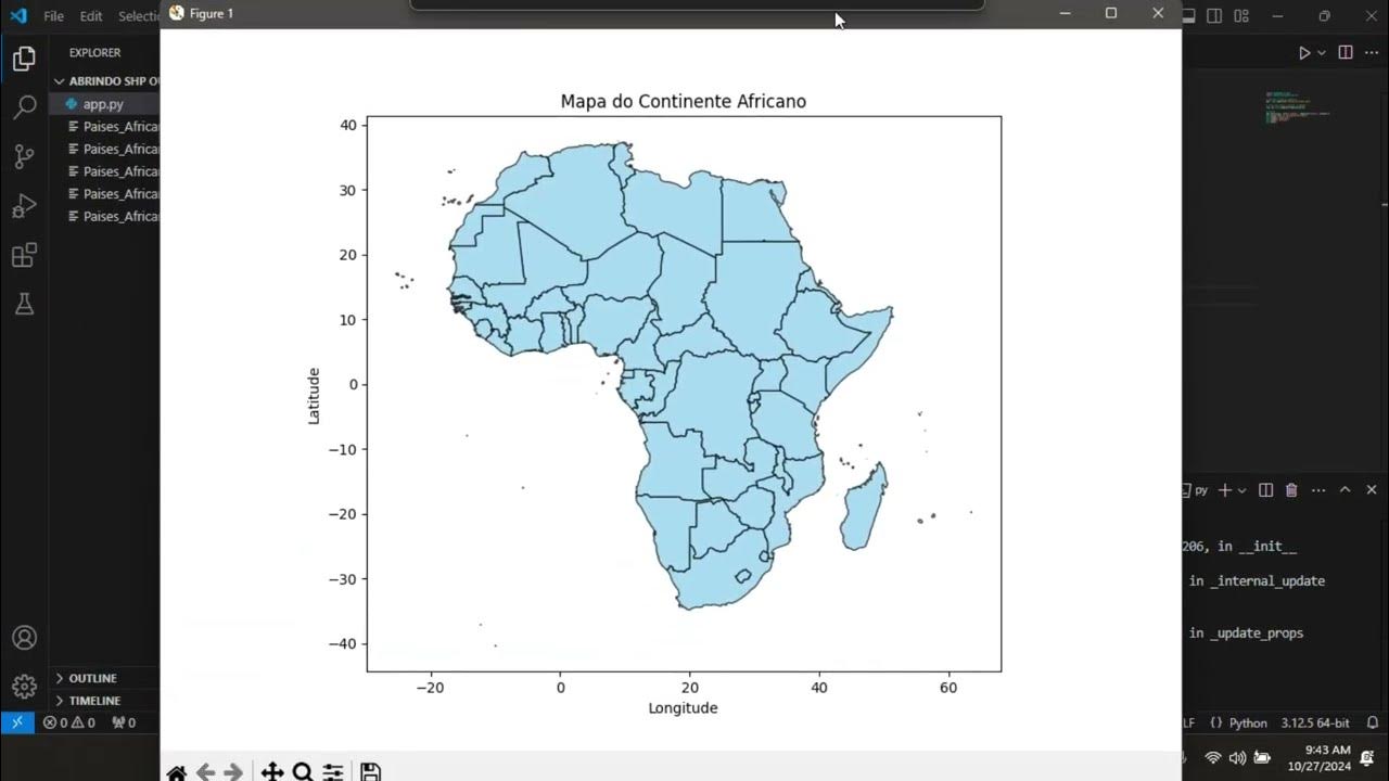 Geopandas Parte 3 | Como Adicionar Título e Coordenadas (Latitude e Longitude) ao Mapa - YouTube