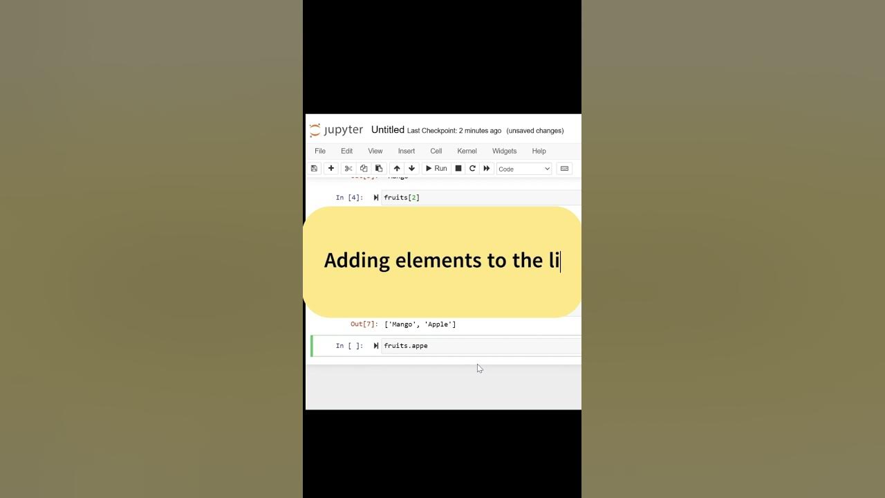 Python Lists Python Pythonlist Pythonprogramming Trending Coding Youtubeshorts Ytshorts