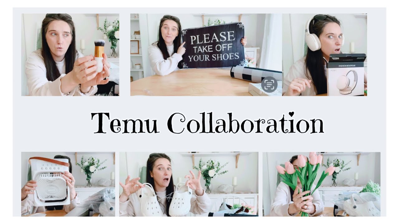 TEMU HAUL 🤍 my 4th collaboration!!! Home decor/gadgets - YouTube