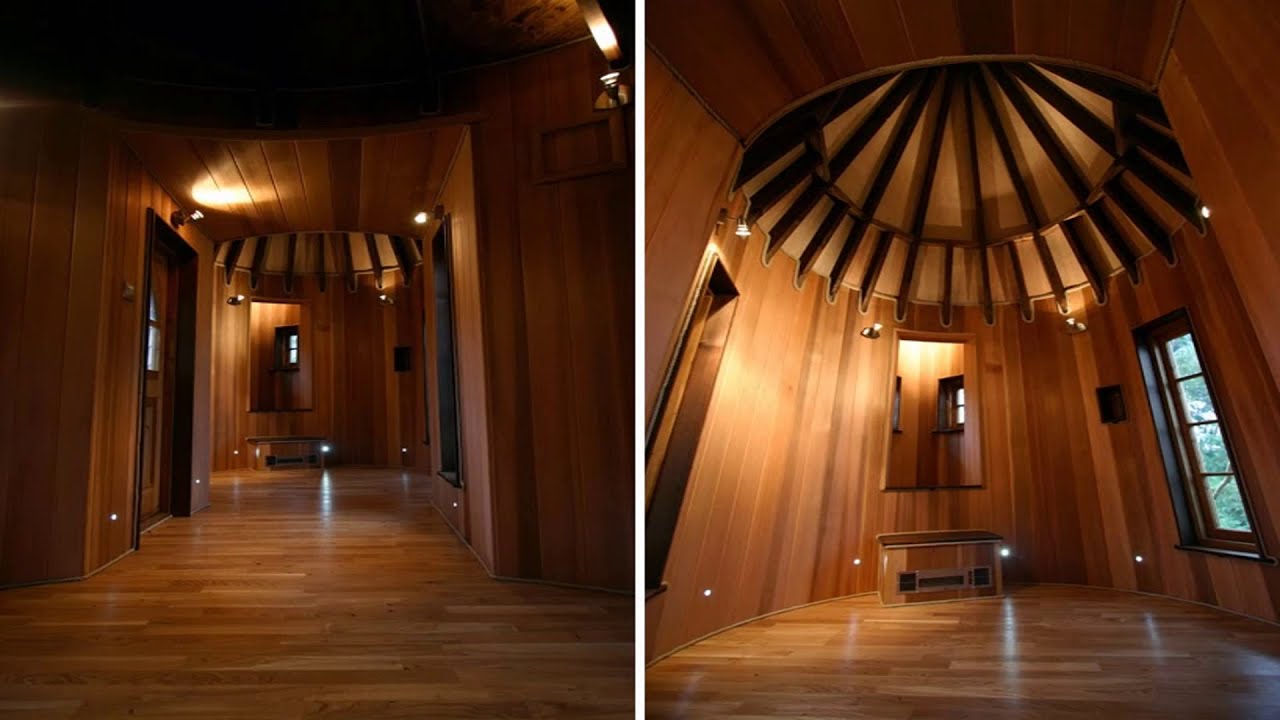 Full Family Lives In Amazing Tree House - YouTube