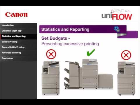 Canon uniFLOW Product Tour - YouTube