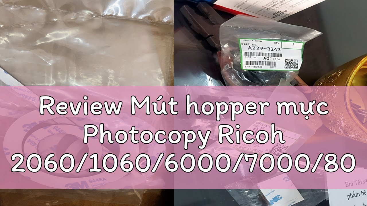 Review Mút hopper mực Photocopy Ricoh 2060/1060/6000/7000/8000/6001 ...