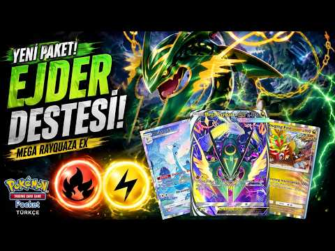 YENİ PAKETİN EN ÇOK MERAK EDİLEN DESTESİ! MEGA RAYQUAZA EX | Pokemon TCG Pocket Türkçe