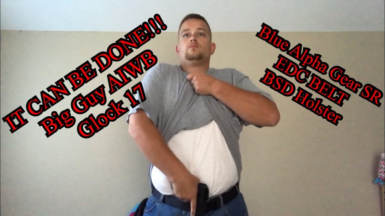 IT CAN BE DONE!! Big Guy Appendix IWB Carry - YouTube