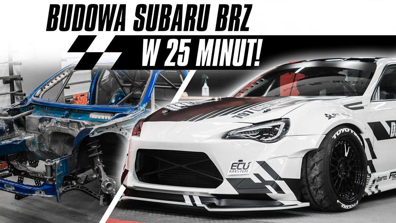 Budowa auta do Driftu w 25 minut - Subaru BRZ - Drift Projekt - YouTube