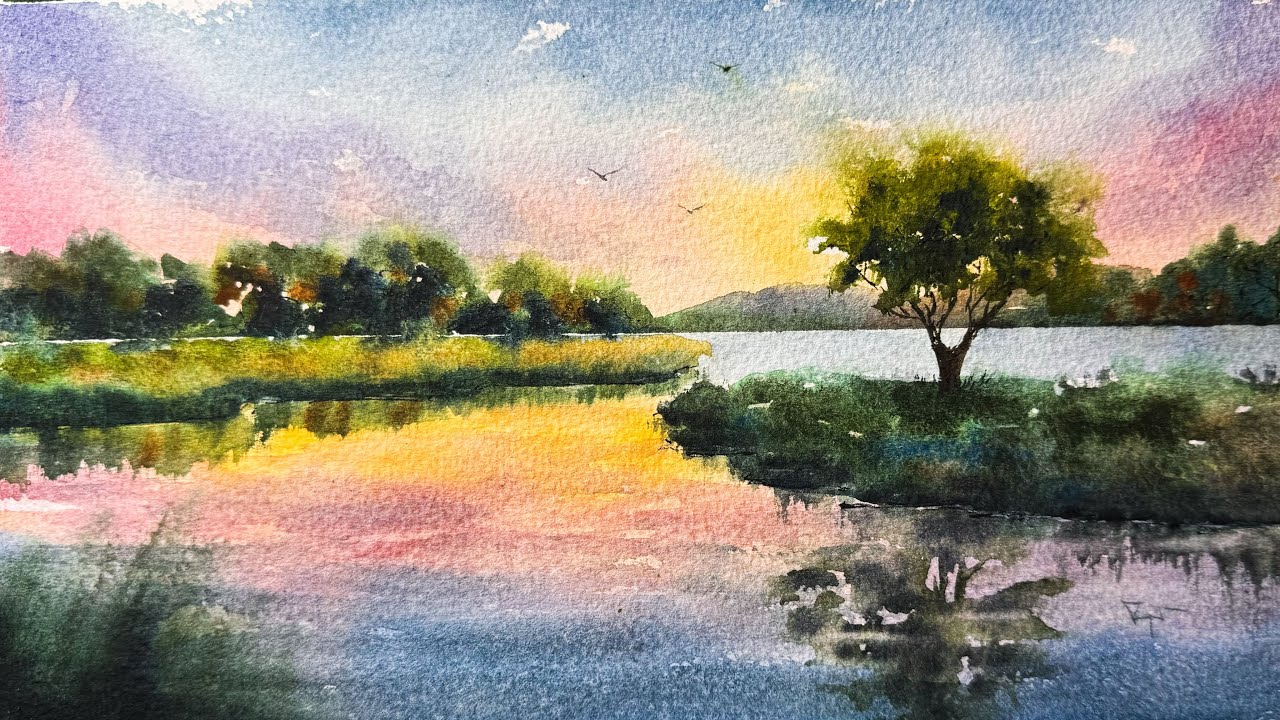 How to Paint The Most Beautiful Tree in Watercolor | Bannie’s Artistry ...