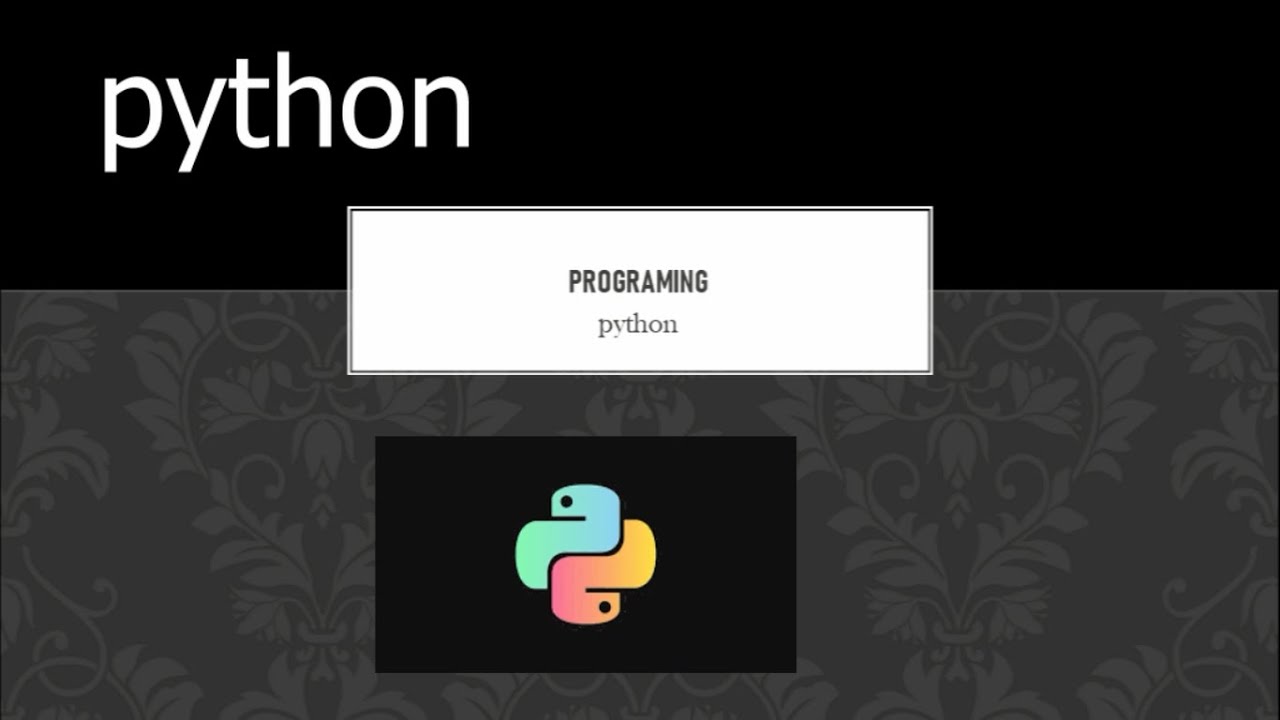 Python Programing Amharicpython Introductionmktechcoding In Amharic Youtube 6506