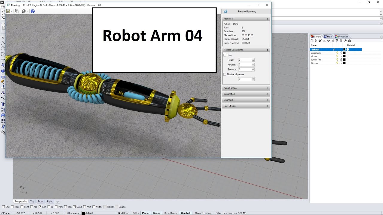 Robot arm 04 - YouTube