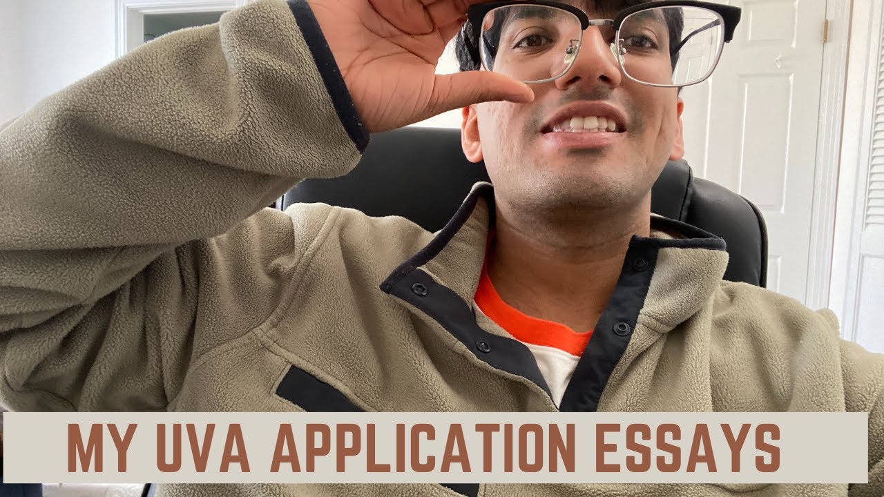 The UVA Application Essays that Got Me Accepted - YouTube