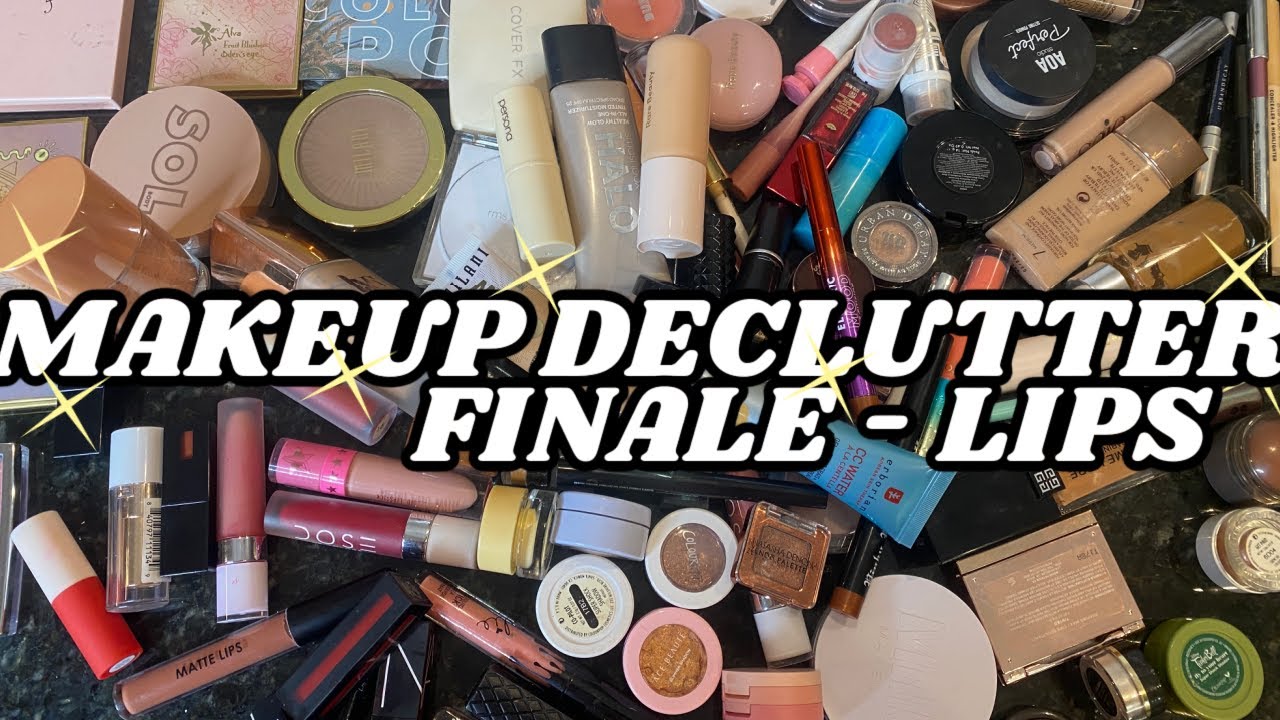 MAKEUP DECLUTTER 2022 FINALE 🌻ENTIRE MAKEUP COLLECTION DECLUTTER PT. 5 ...