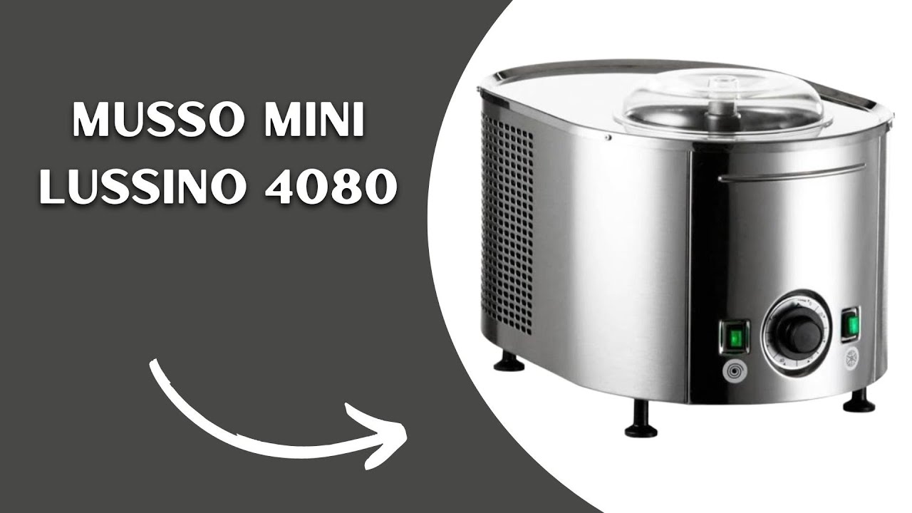 Musso Mini Lussino 4080 Máquina de Helados Casera 0,75 l de Helado en ...