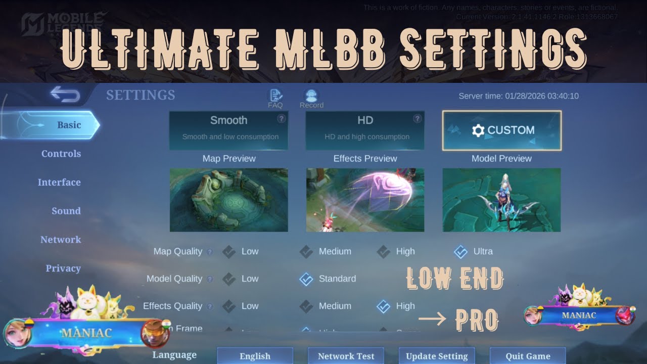 ULTIMATE MLBB Settings Guide 2026🔥 Complete Tutorial for All Devices ...