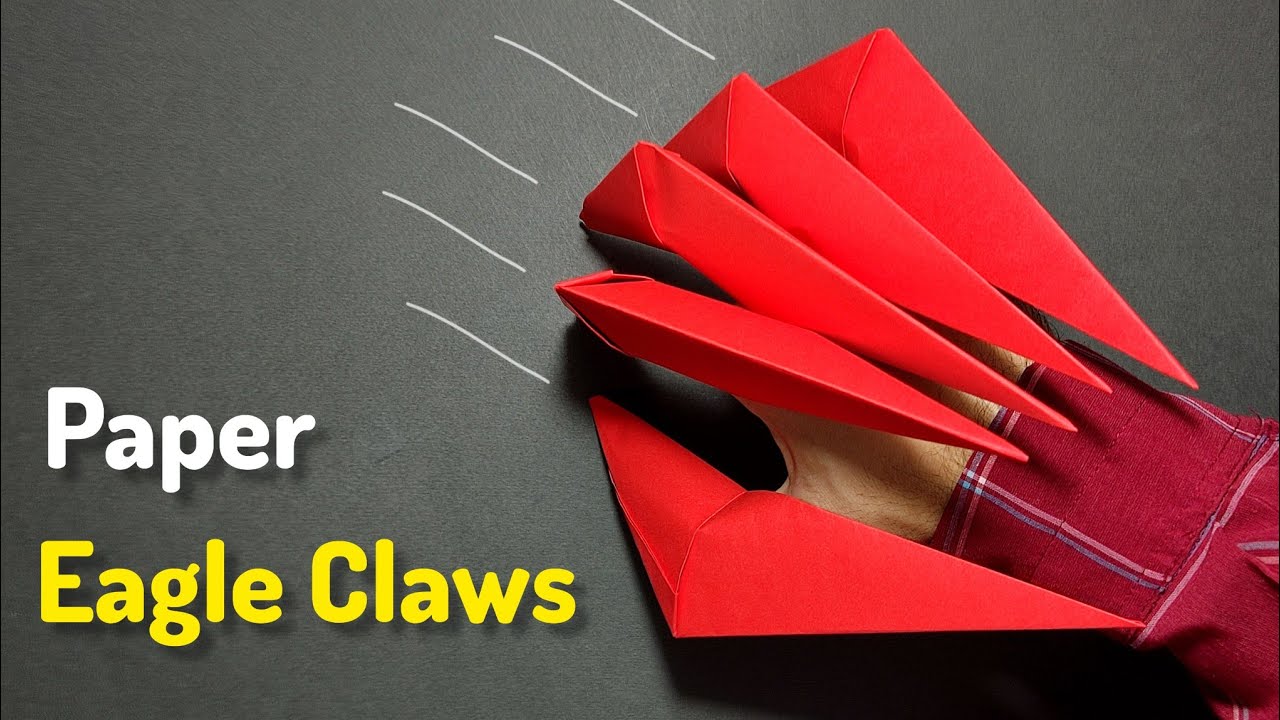 How to Make a Paper Eagle Claws. Very Quick and Easy #mrhandicraft ...