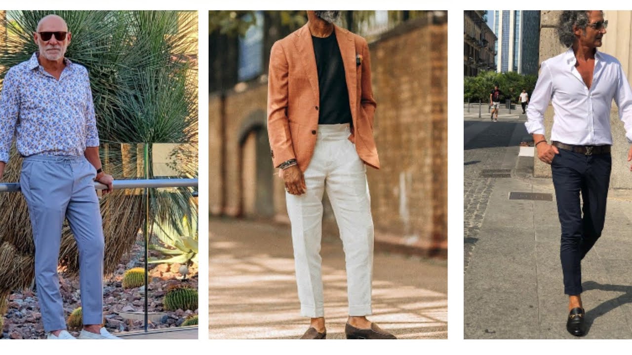 Outfits Para Hombres Mayores De 50 Años/Ideas De Moda Para Hombres ...