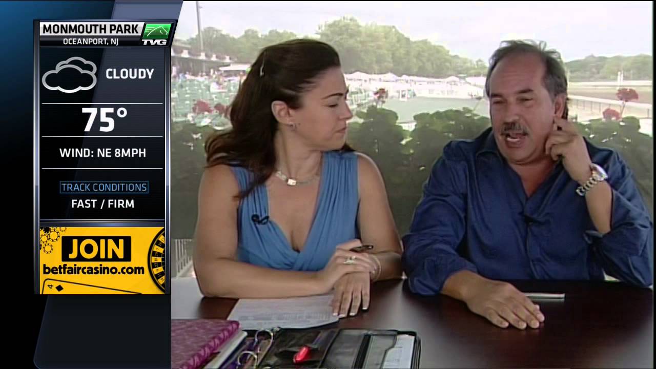 TVG's Christina Bossinakis interviews trainer Jose Garoffalo. - YouTube