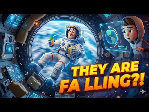 Why Do Astronauts Float? 👨‍🚀 (The Falling Secret!) - YouTube
