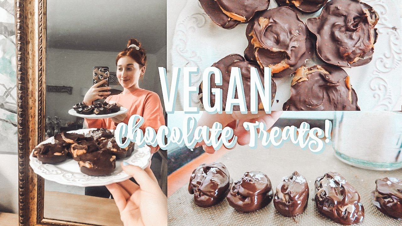 KAILEY'S KITCHEN | Vegan Peanut Butter Cups & Date Bites - YouTube