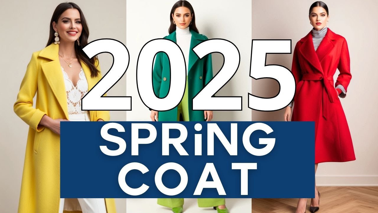 Colored Spring Coats 2025 🌸 | Chic & Stylish Outfit Ideas for a Fresh ...