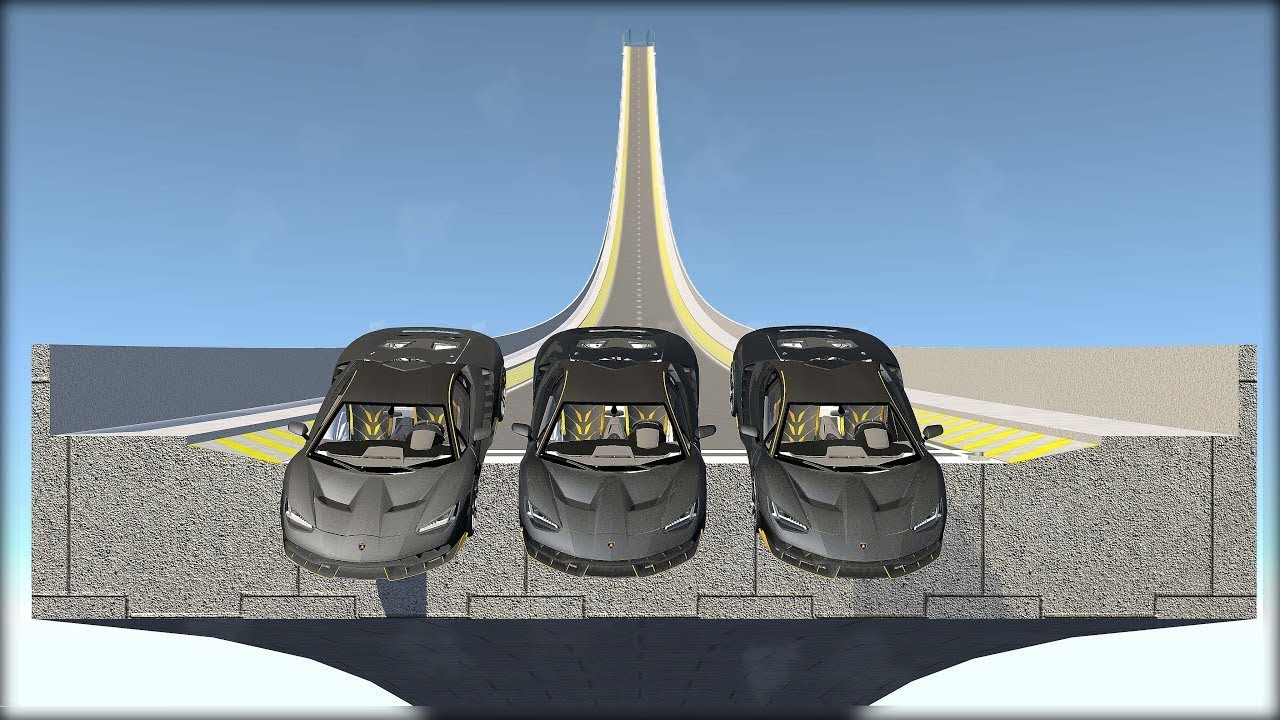 Jump Arena #1 - BeamNG.Drive Crashes - YouTube