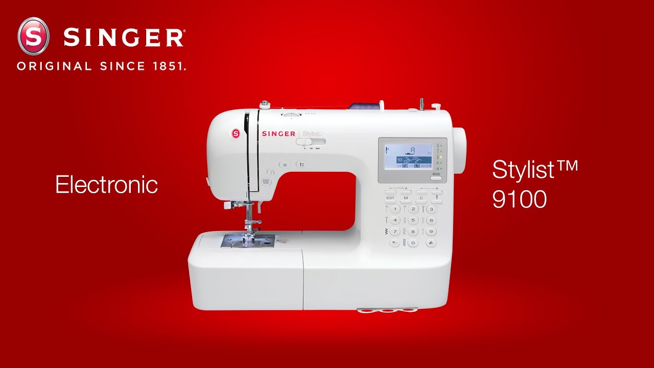 Spesifikasi Mesin Jahit SINGER® Stylist™ 9100 - YouTube