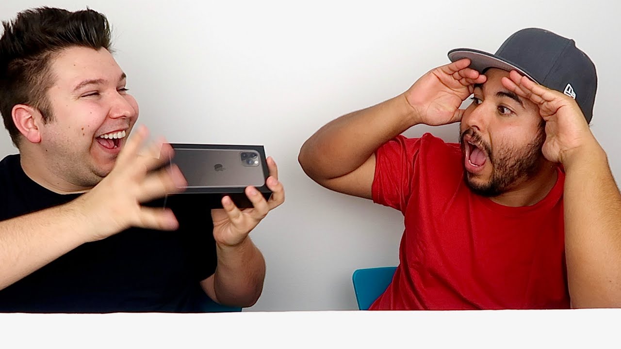Surprising Orlin with a new iPhone 11 Pro - YouTube