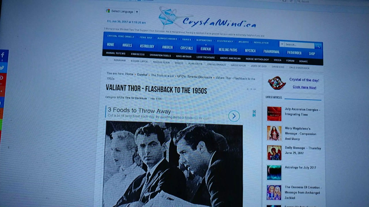 'Valiant THOR' Alien from Venus came to Earth for 3 years on March 16th ...