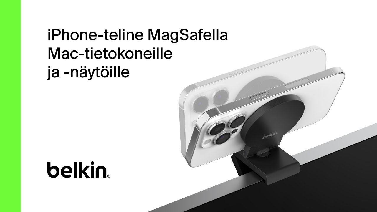 iPhone-teline MagSafella Mac-tietokoneille ja -näytöille - YouTube
