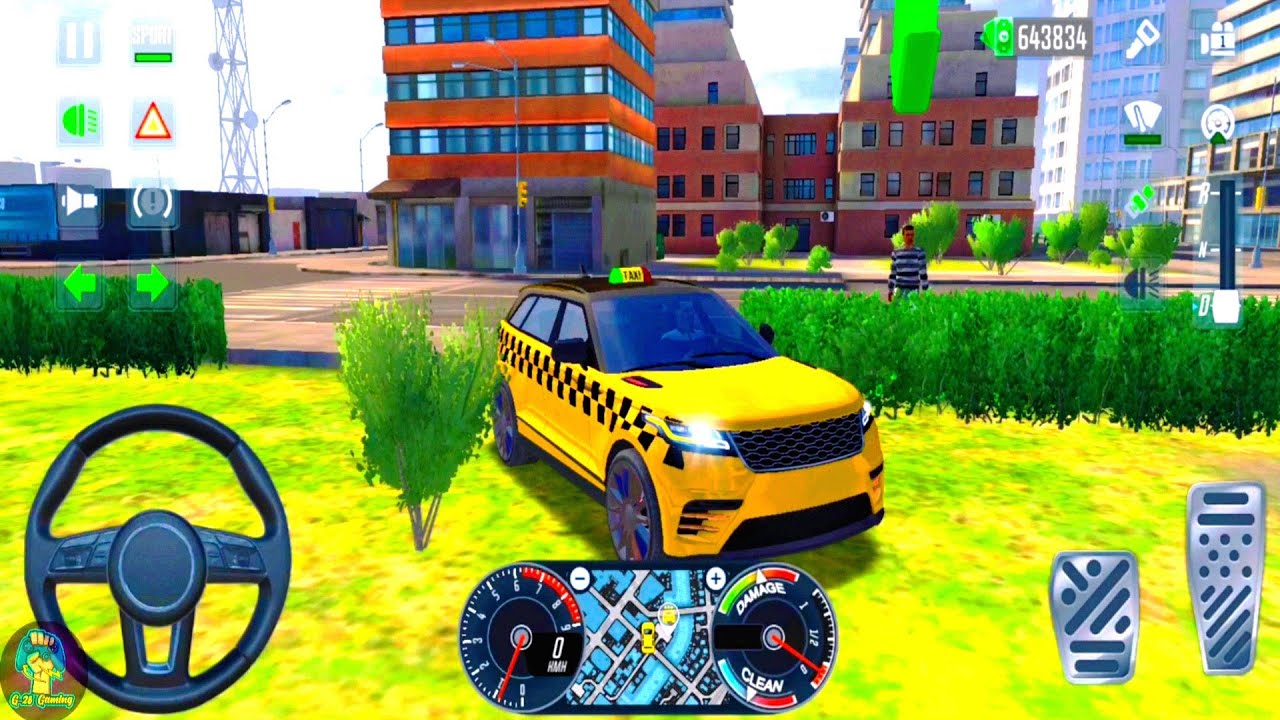 Range Rover Car Uber Cabe Taxi Driving || Taxi Sim 2022 Evolution ...