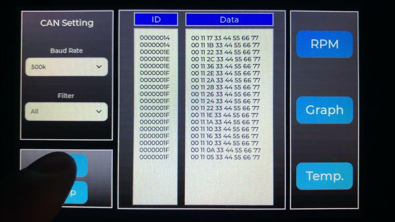 CAN BUS Monitor - YouTube