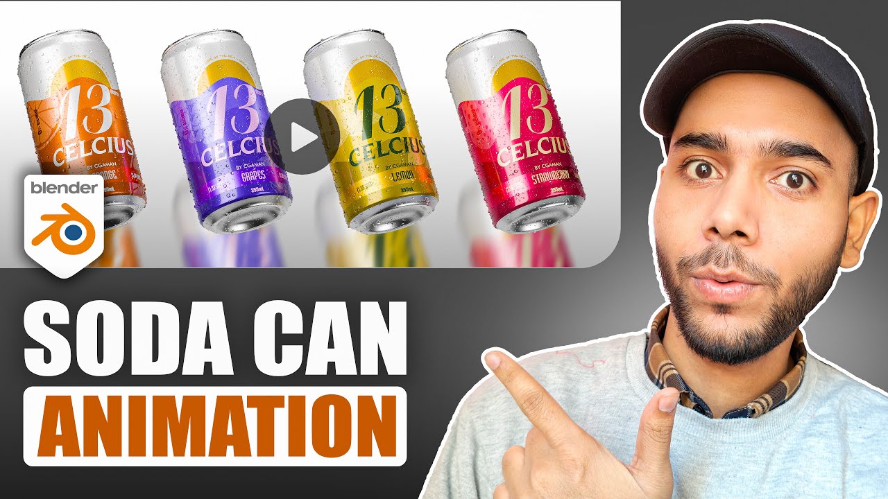 Blender's soda can tutorial - Part 8 : Animation (Scene 1) - YouTube
