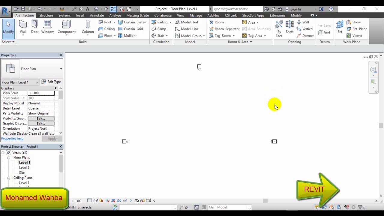 ازاي اعمل باب في الريفيت باستخدام نماذج البرنامج مع عمل family خاصه ...