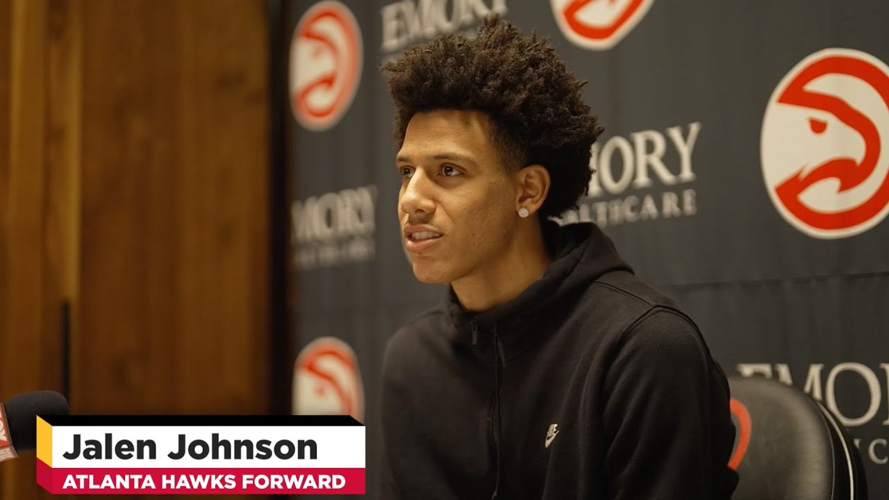 Jalen Johnson Atlanta Hawks 2021-22 Season Exit Interview - YouTube