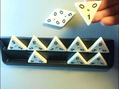 Tri-Ominos the Three Sided Tile Game of Math Fun - YouTube