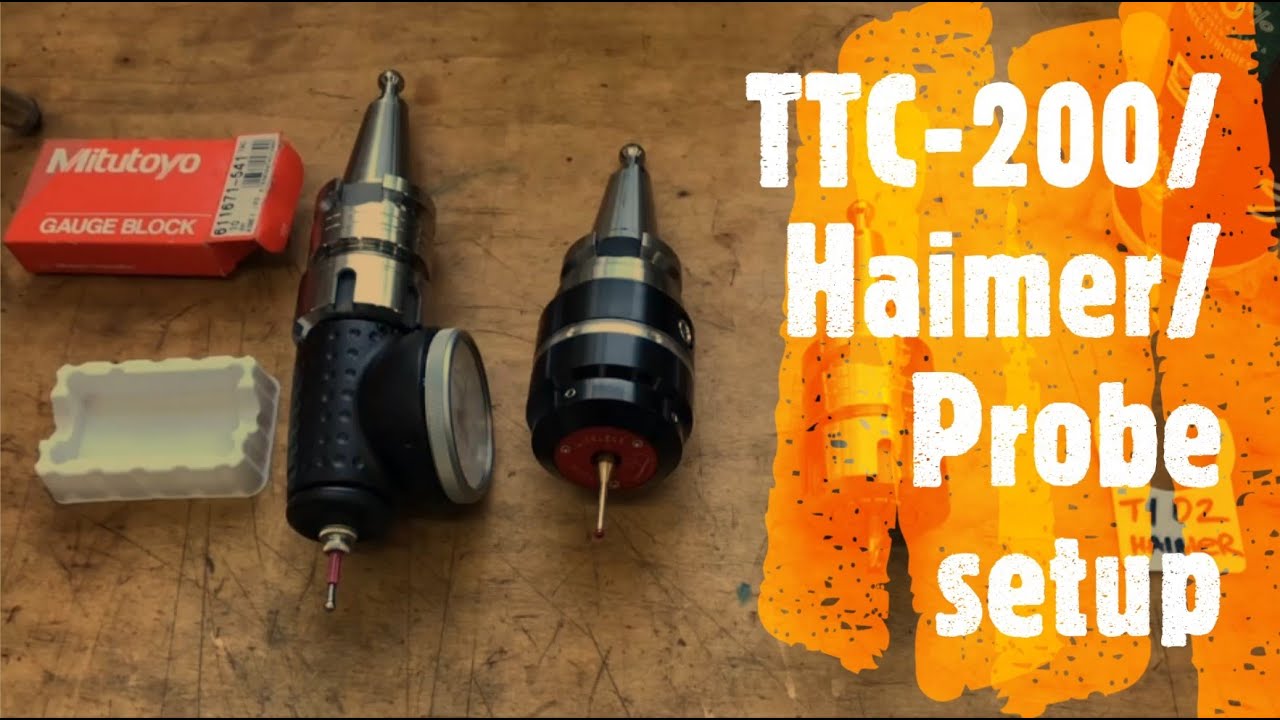 Tool setter/ Haimer/ Wireless probe setup - YouTube