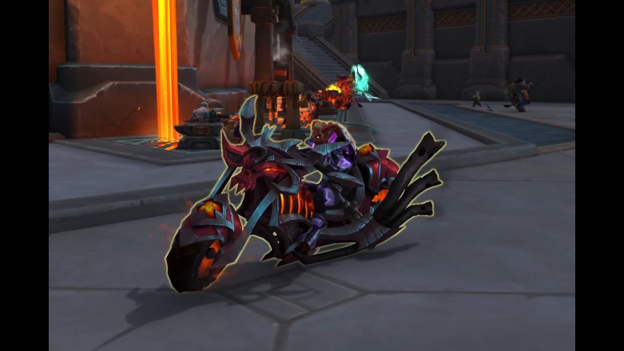 Zarityr Riding the Hateforged Blazecycle around Dornogol - Phoenix ...