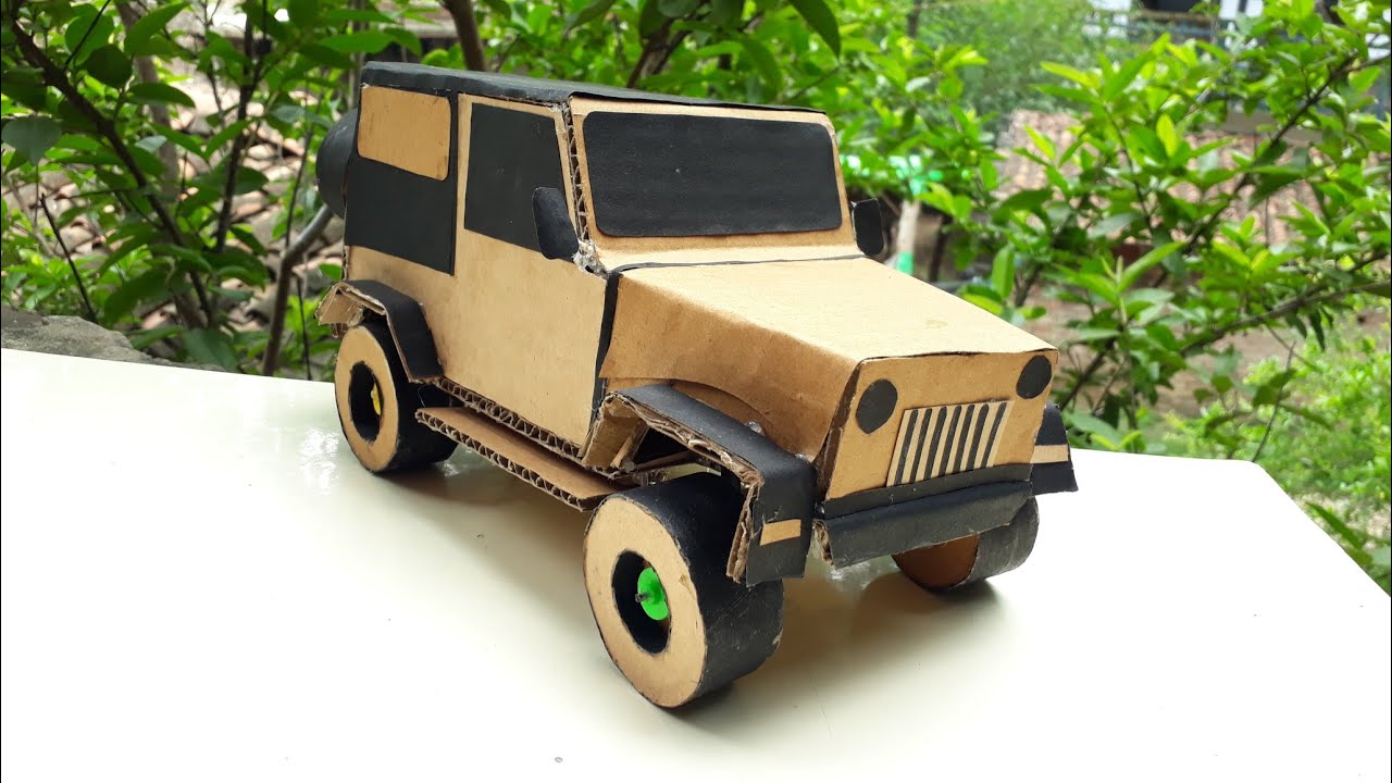 How to Make RC Jeep at Home | Police Jeep | rc jeep 4x4 | rc jeep ...
