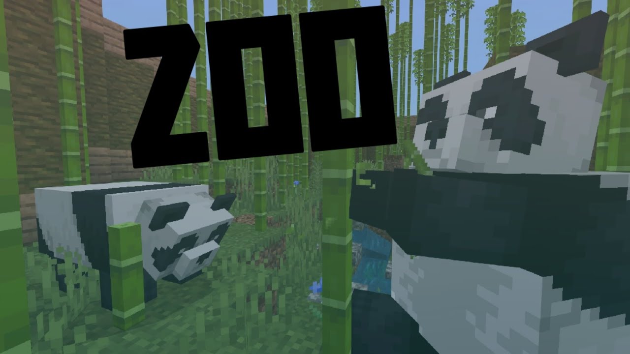 Minecraft Zoo tour - YouTube