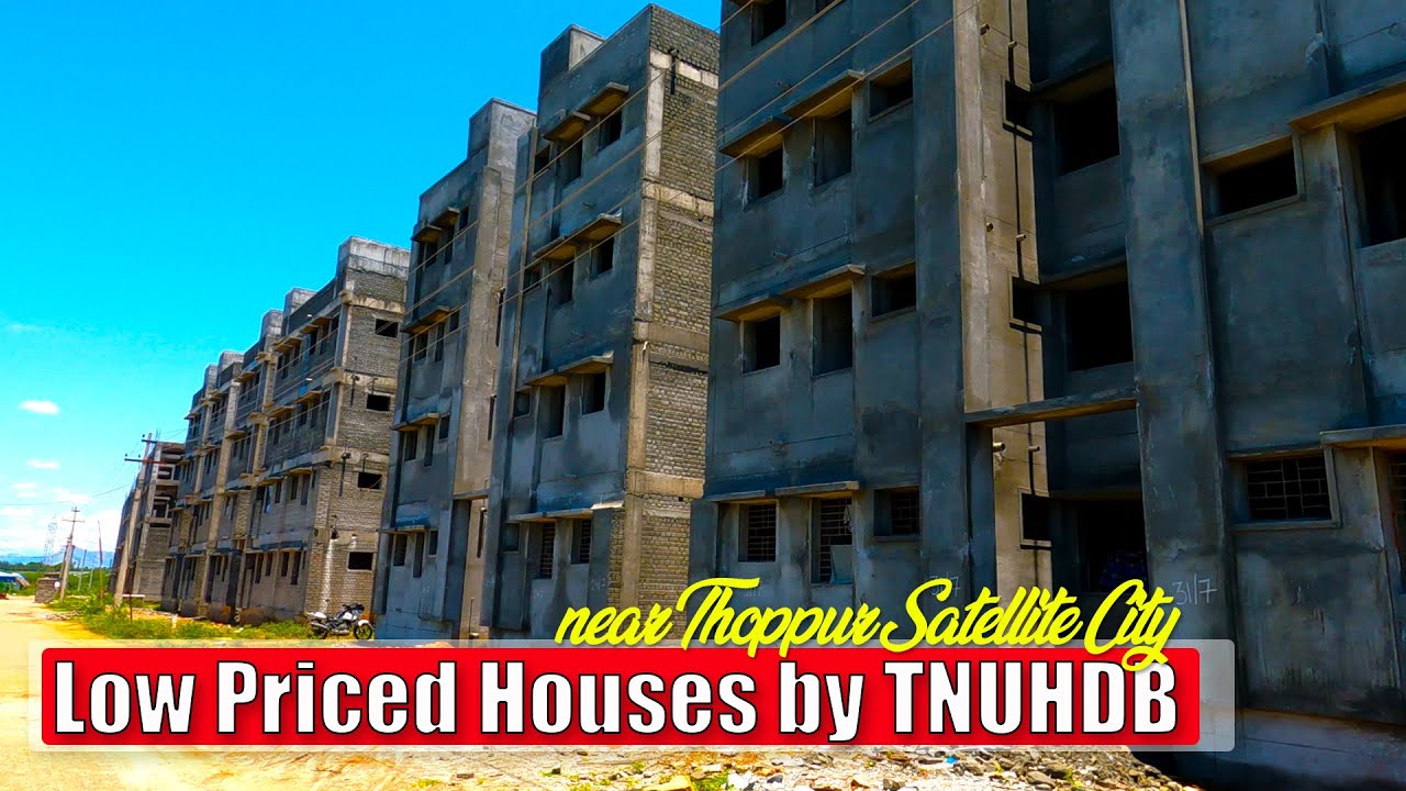 Low Priced Houses by TNUHDB near Thoppur Satellite City Madurai - YouTube
