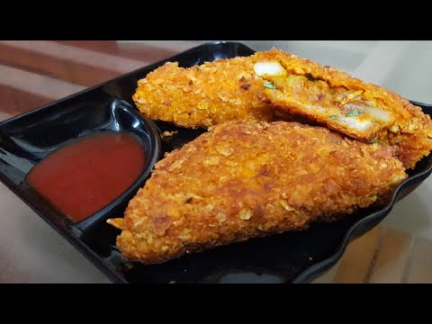 Corn flakes bread toast / corn flakes recipe / bread recipe / tasty ...