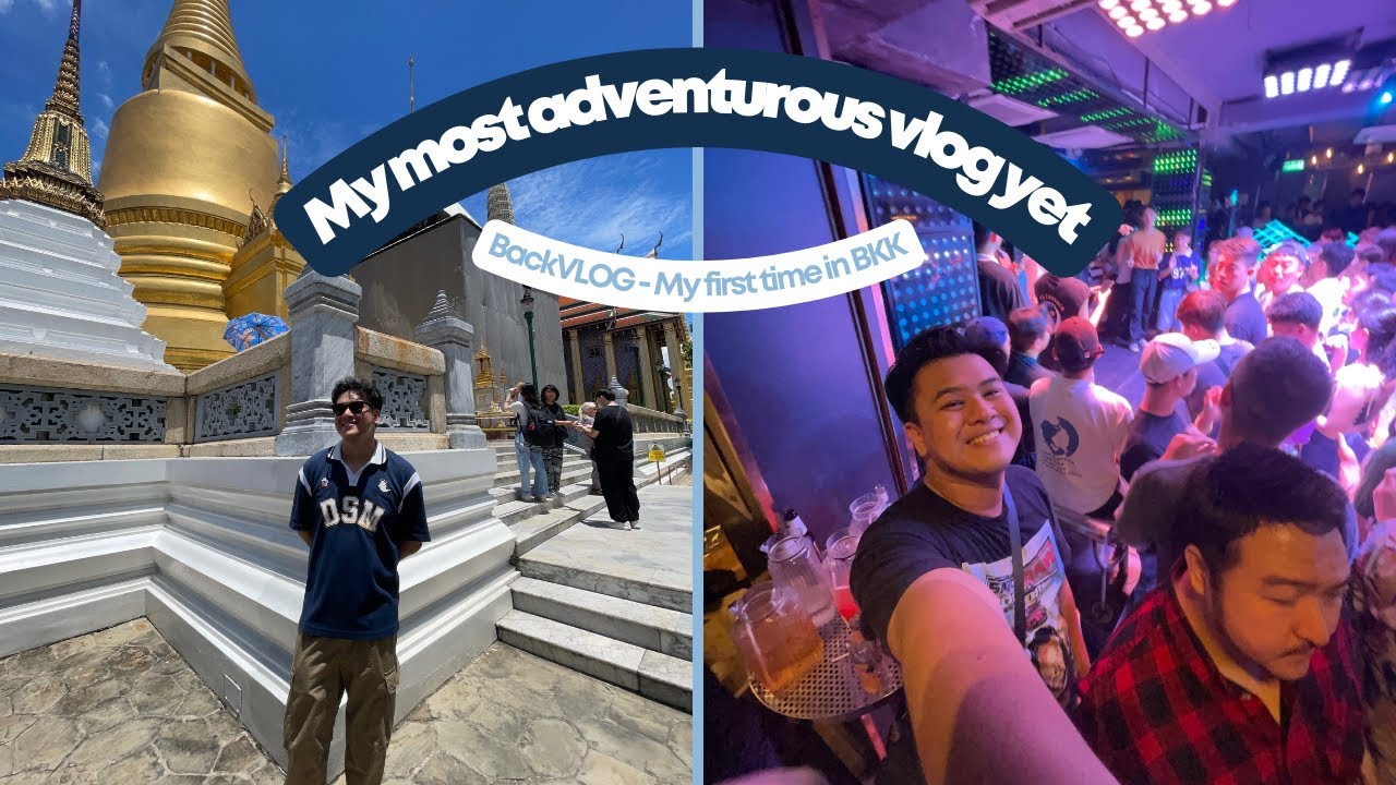 My most adventurous vlog yet | BackVLOG - First time in BKK - YouTube