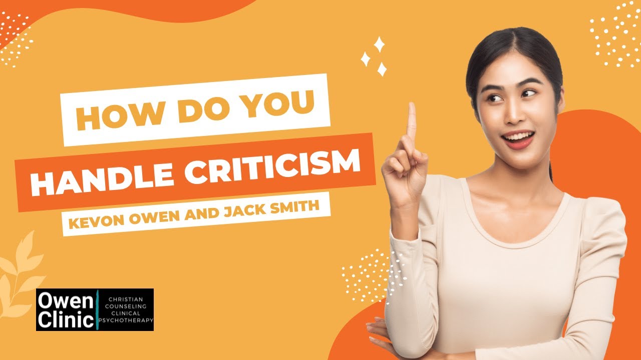 How Do You Handle Criticism - YouTube