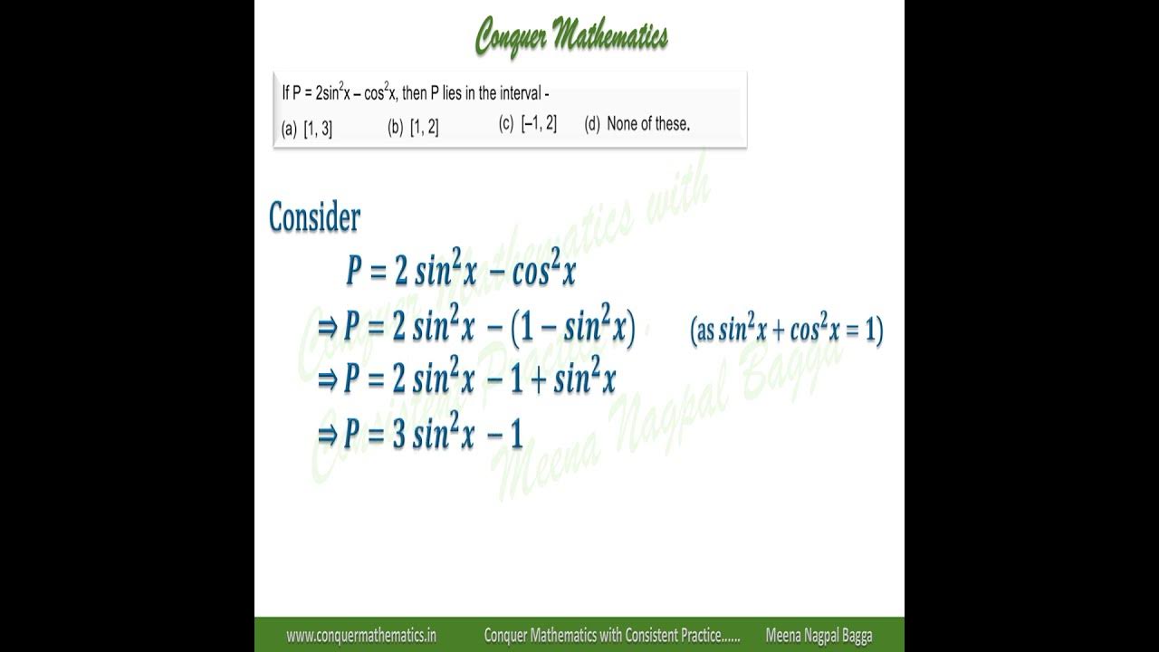 Value Of P 2sin 2 X Cos 2 X Lies In The Interval Trigonometric value-of-p-2sin-2-x-cos-2-x-lies-in-the-interval-trigonometric