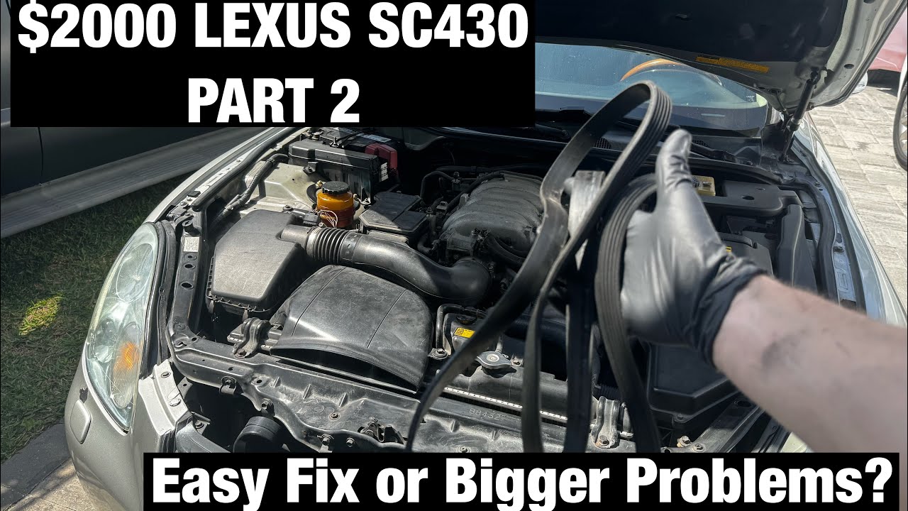 $2000 SC430 BUILD PT. 2 - Easy Fix or Bigger Problems? - YouTube