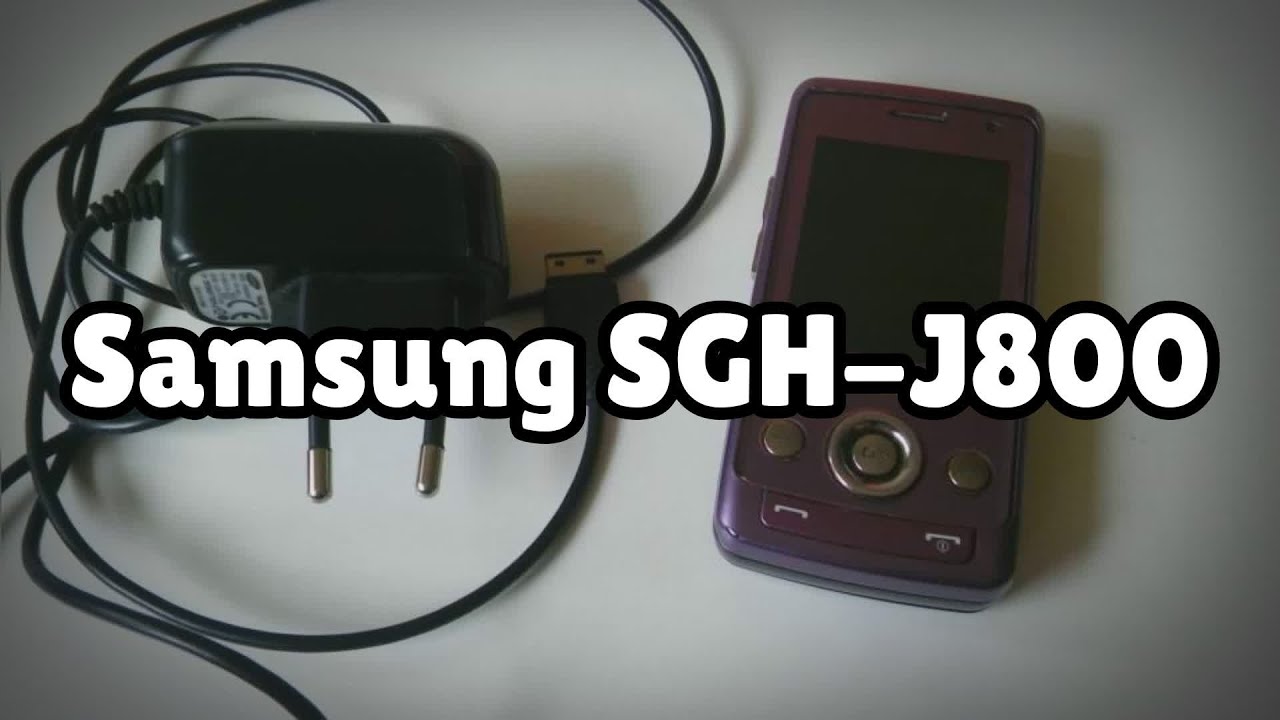 Photos of the Samsung SGH-J800 | Not A Review! - YouTube