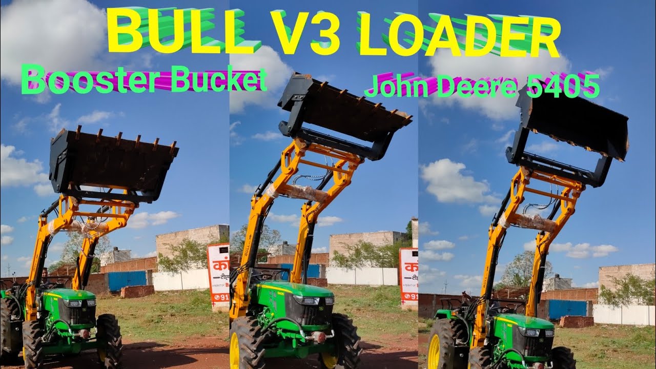BULL Loader John Deere 5405||BULL The Big Loader On Tractor Attachment ...