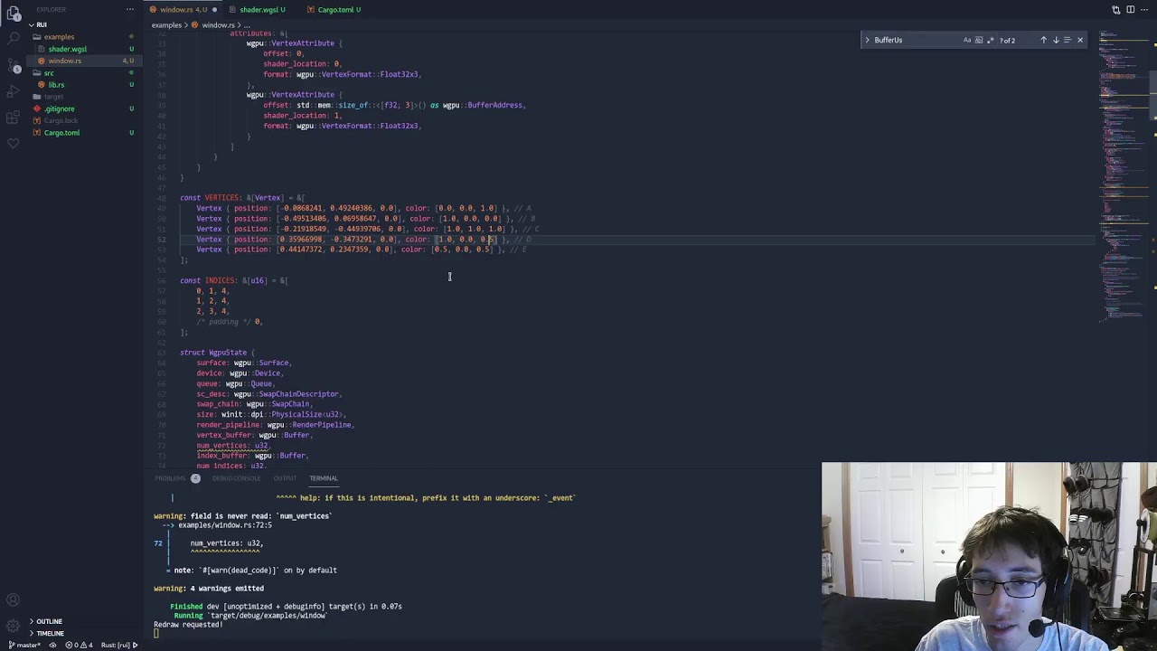 Learning Wgpuwgslwinit W Rust Youtube