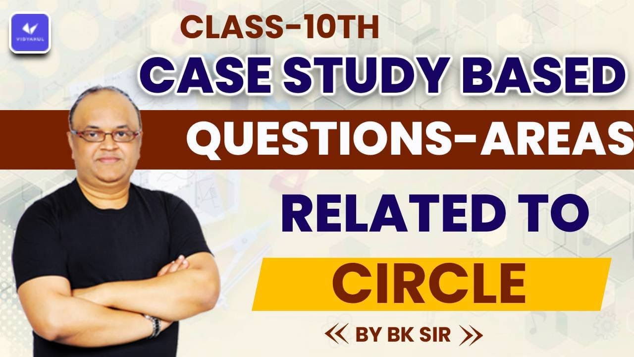 Area Related To Circle | Case Study Based Questions | CBSE Term 1 Exam ...