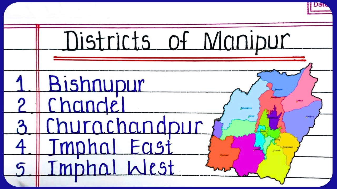 All districts of Manipur | Manipur District Names list in English | 16 ...